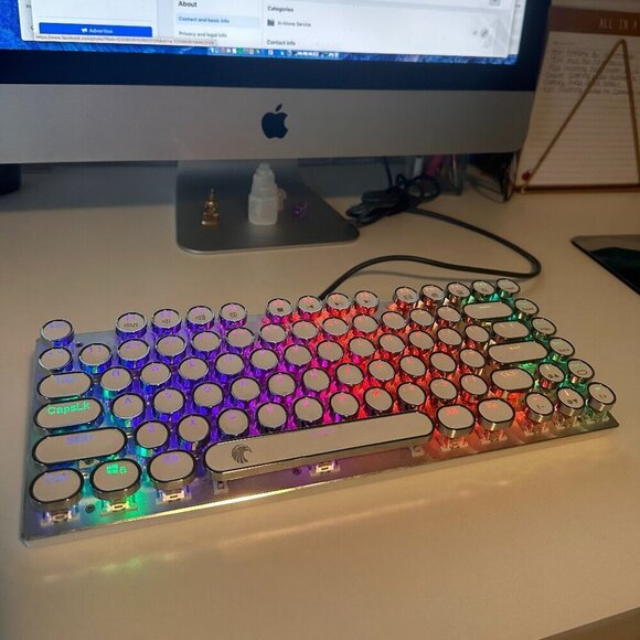 Computers, Laptops & Parts | Rgb Mechanical Retro Typewriter Keyboard ...